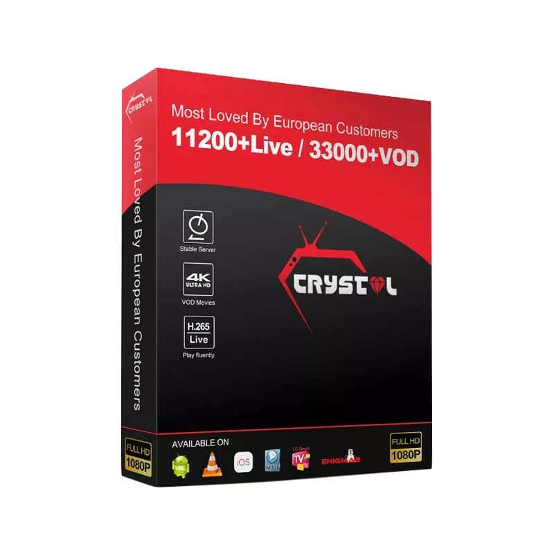 Crystal IPTV: Premium International IPTV Subscription